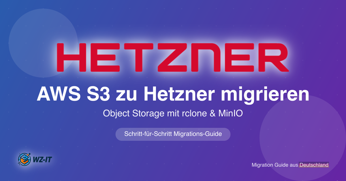 AWS S3 zu Hetzner Object Storage migrieren – rclone & MinIO Client Guide