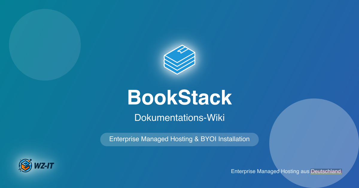 BookStack Hosting, Installation & Entwicklung | WZ-IT