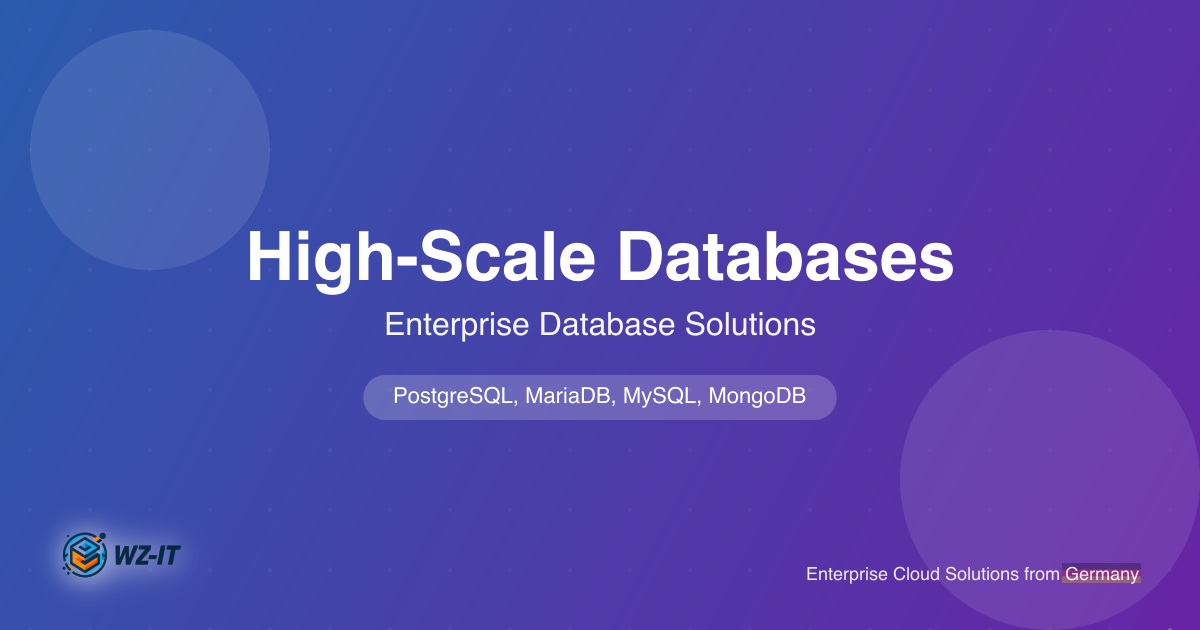 High-Scale Managed Databases - Enterprise PostgreSQL, MySQL, MariaDB, MongoDB