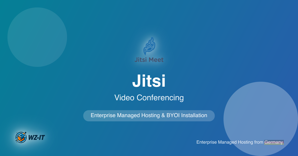 Fully Managed Jitsi Hosting for companies
