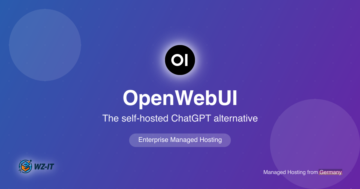 GDPR-compliant Enterprise Managed OpenWebUI Hosting