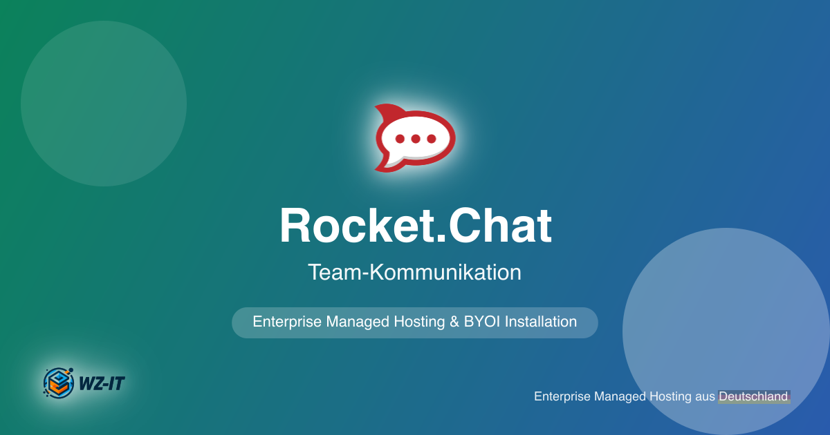 Rocket.Chat Managed Hosting, Installation & Entwicklung